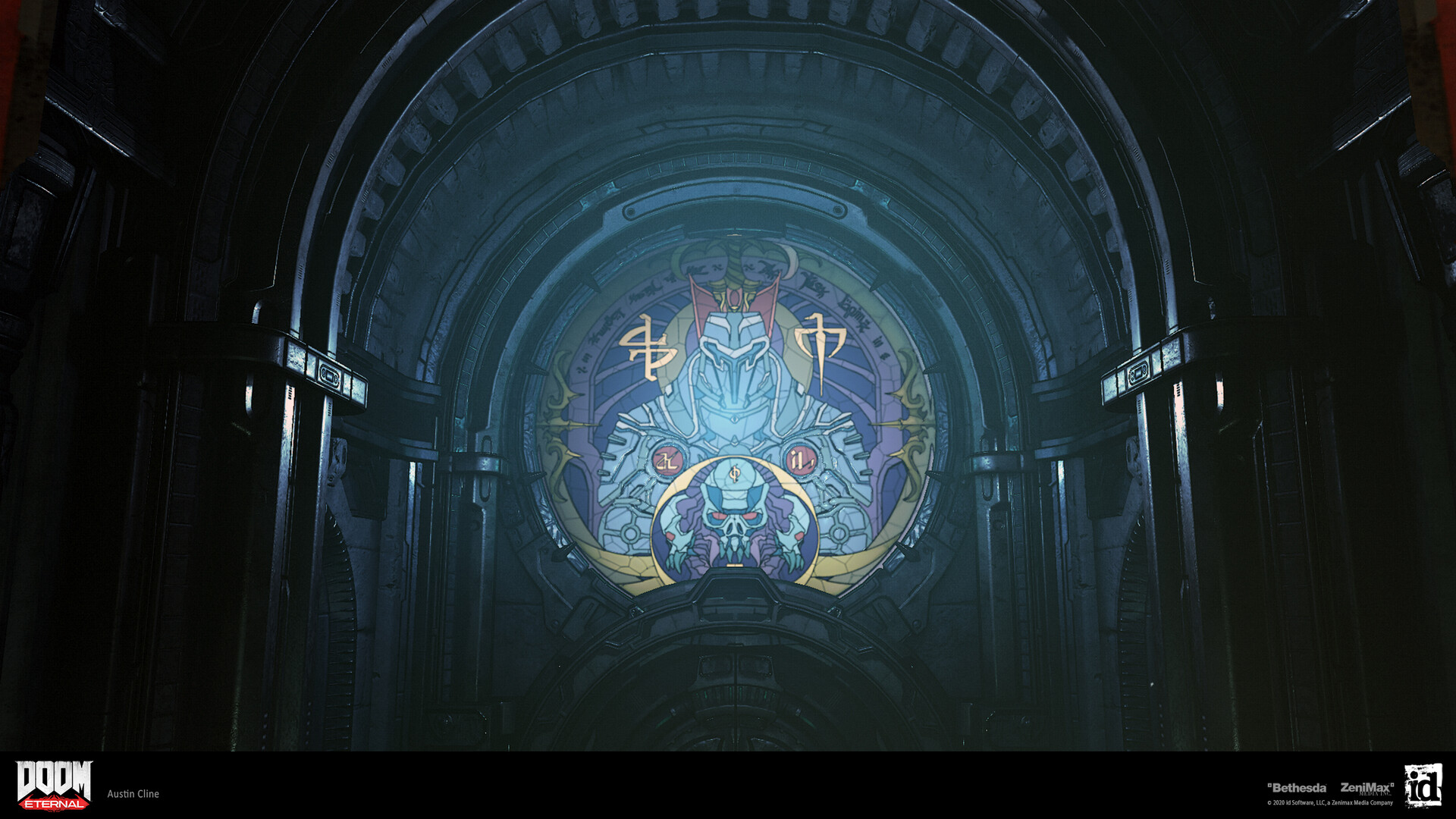 Austin Cline - Doom Eternal Stained Glass