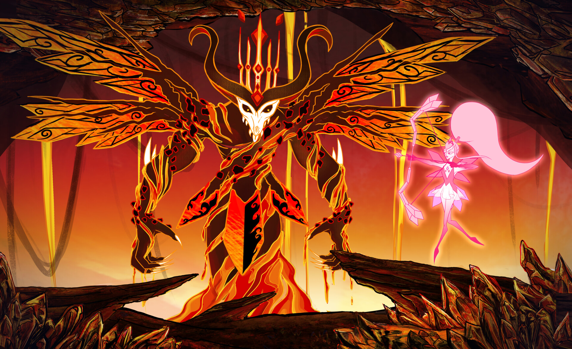 ArtStation - Gem Girls - Lava Lord