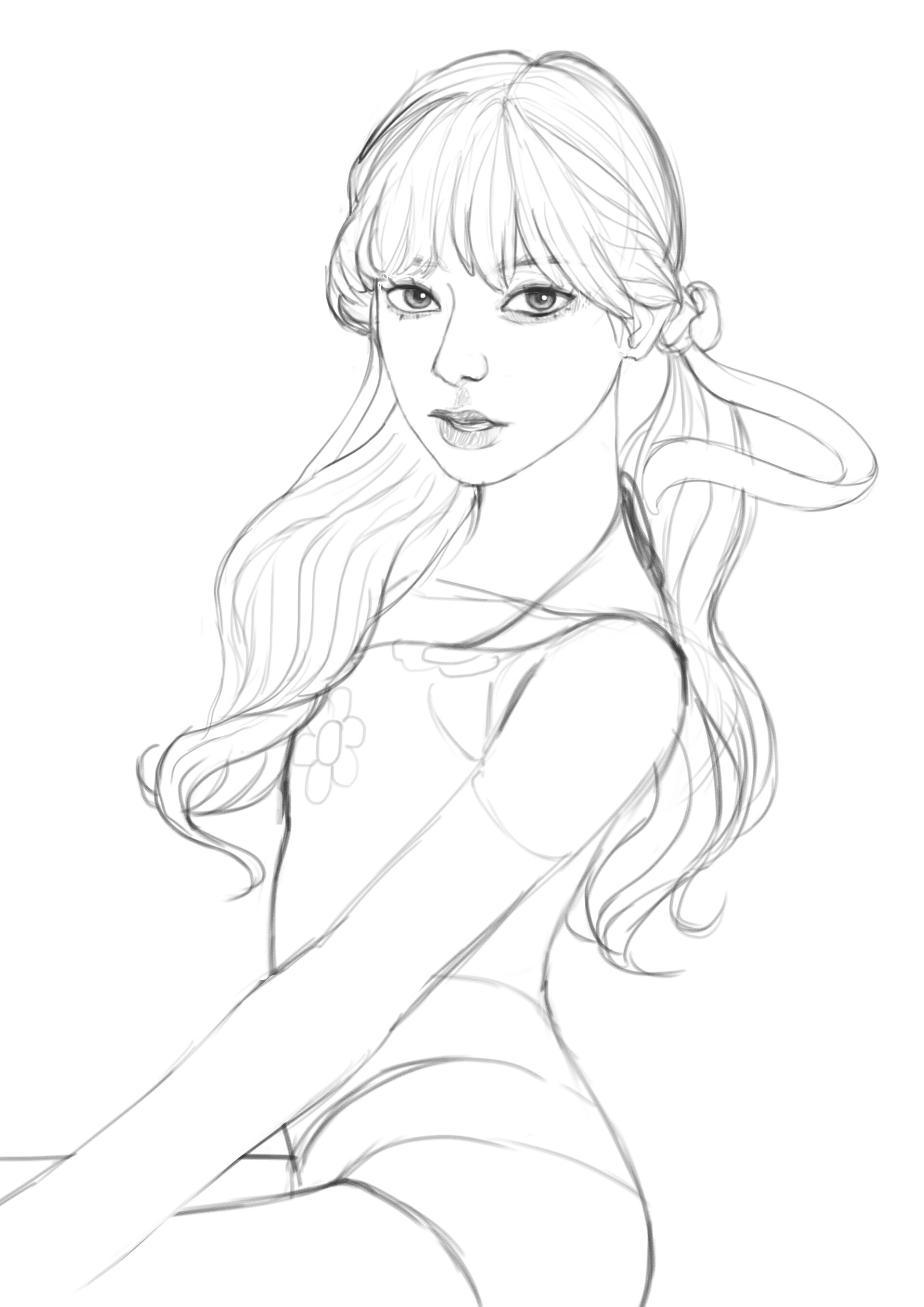 like jennie coloring pages