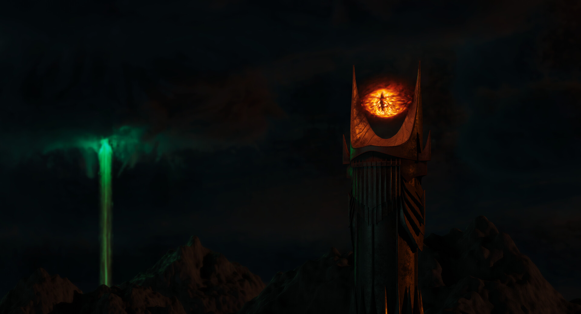 Eye Of Sauron Tower Wallpaper