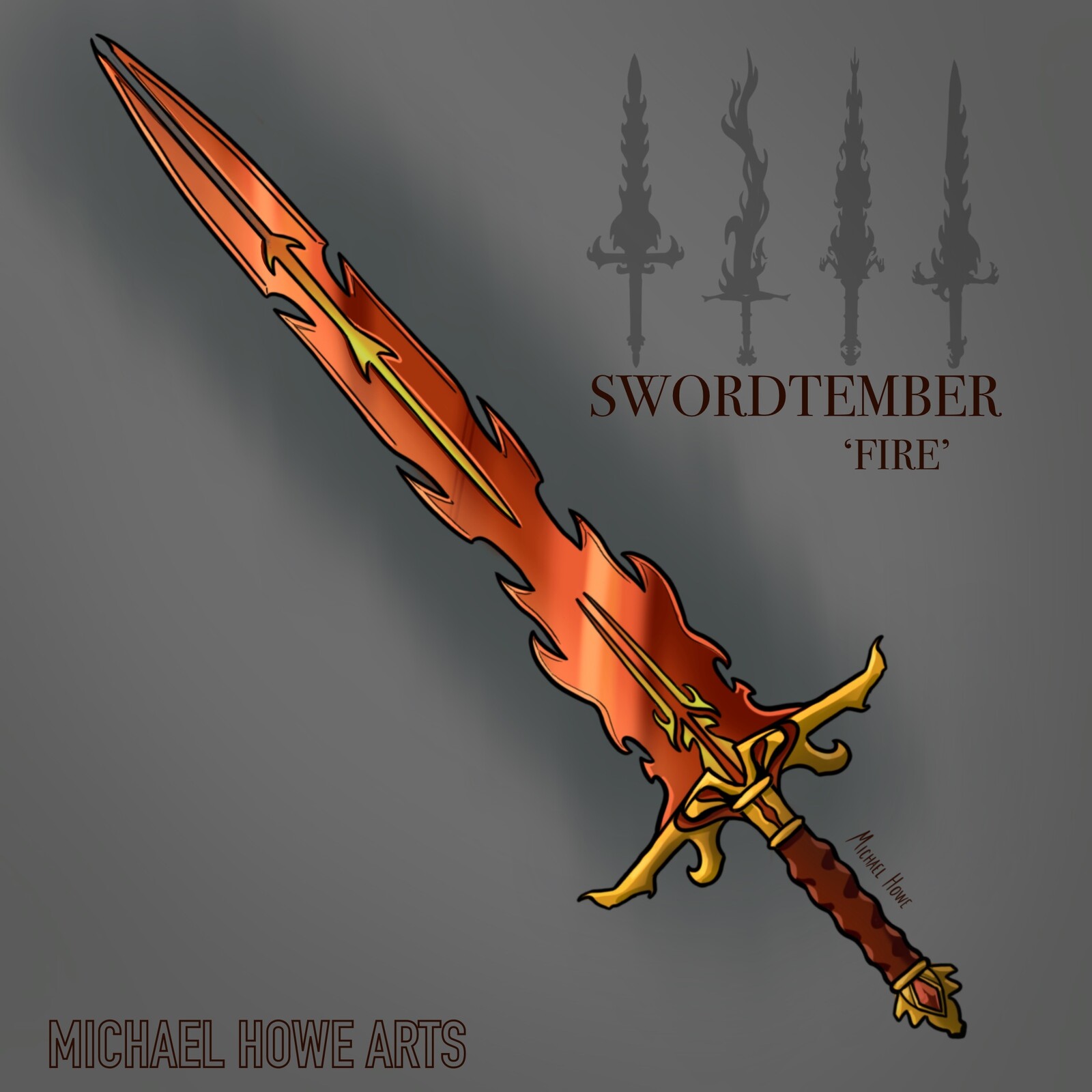 Michael Howe - Swordtember 2020 - Sword Designs