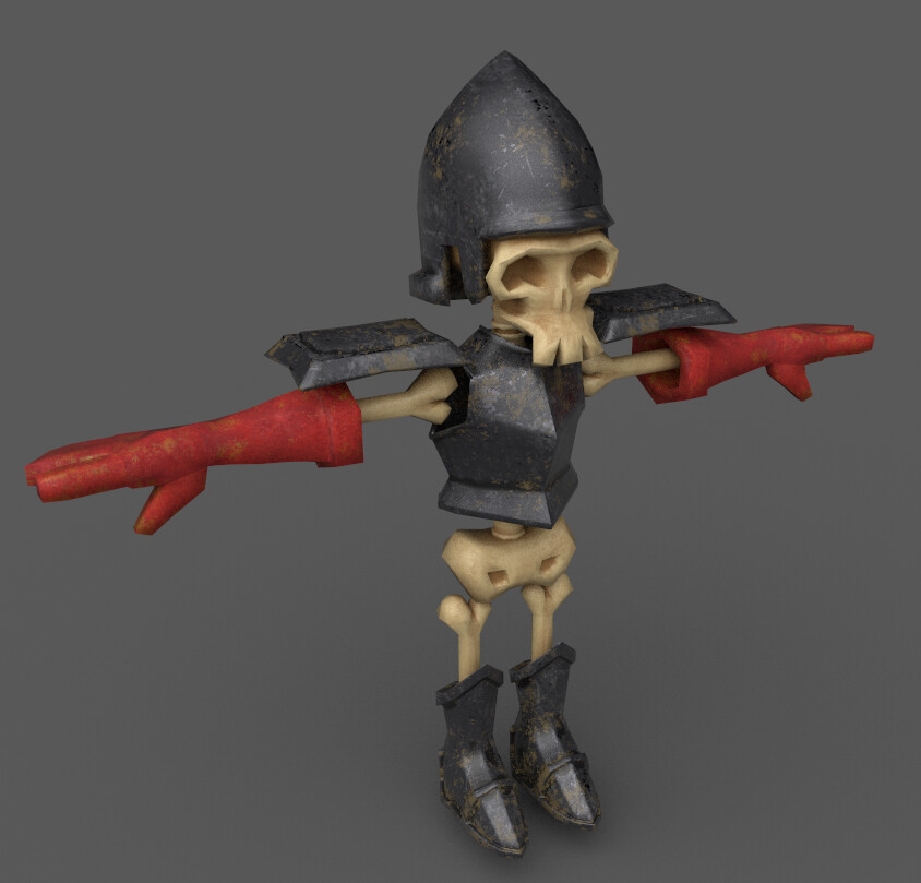 ArtStation - Tower of Mana Skeleton Crossbowman