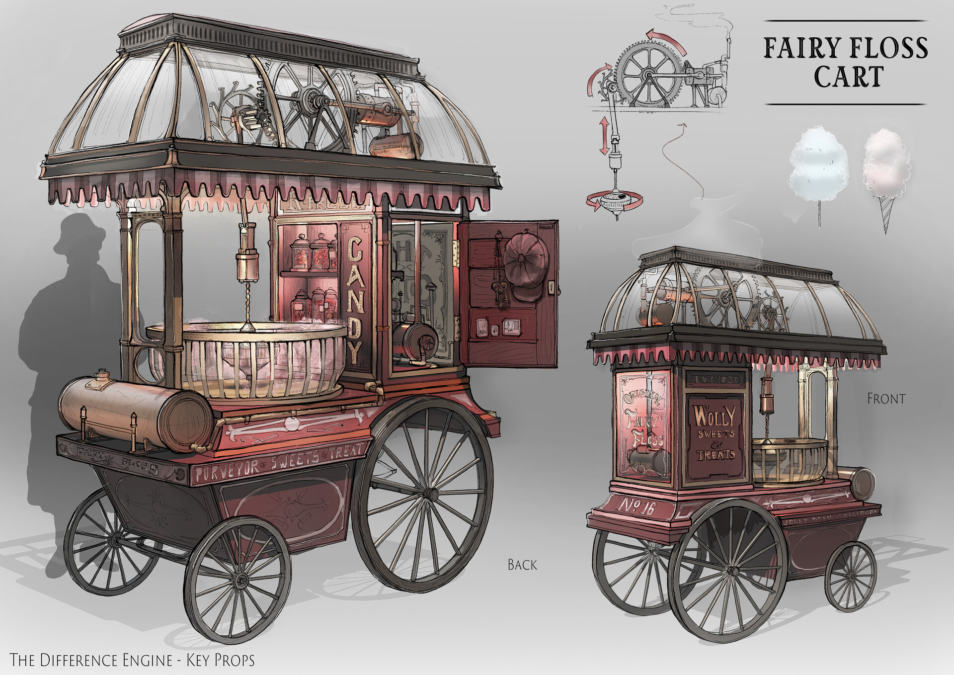 ArtStation - Fairy Floss cart