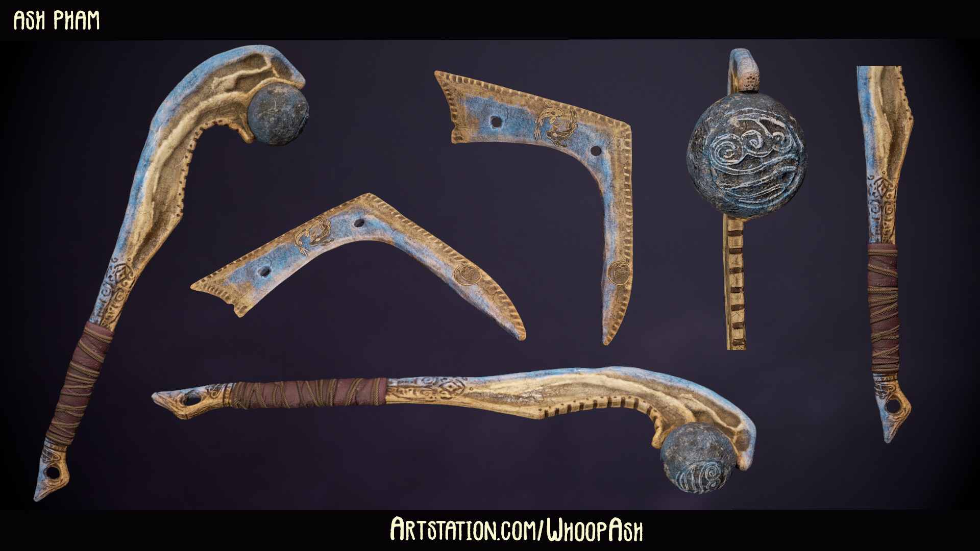 ArtStation - AtLA: Sokka's Weapons