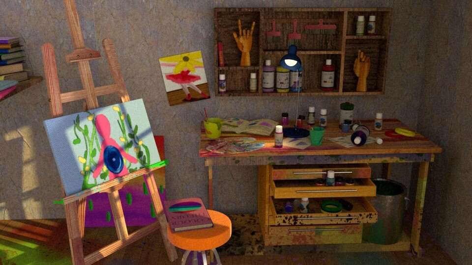 ArtStation - making of the mess