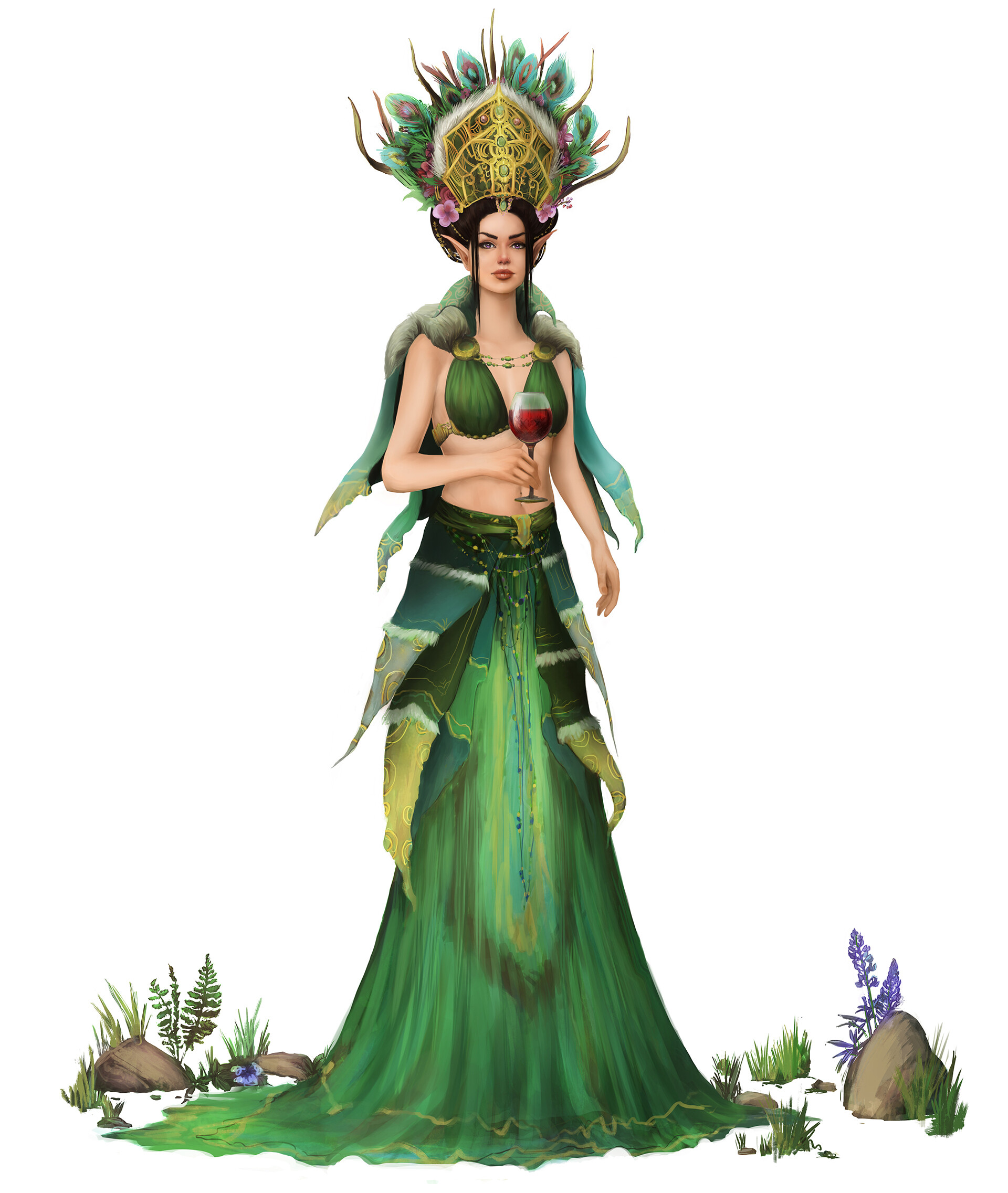 ArtStation - Titania, Queen of the Fae