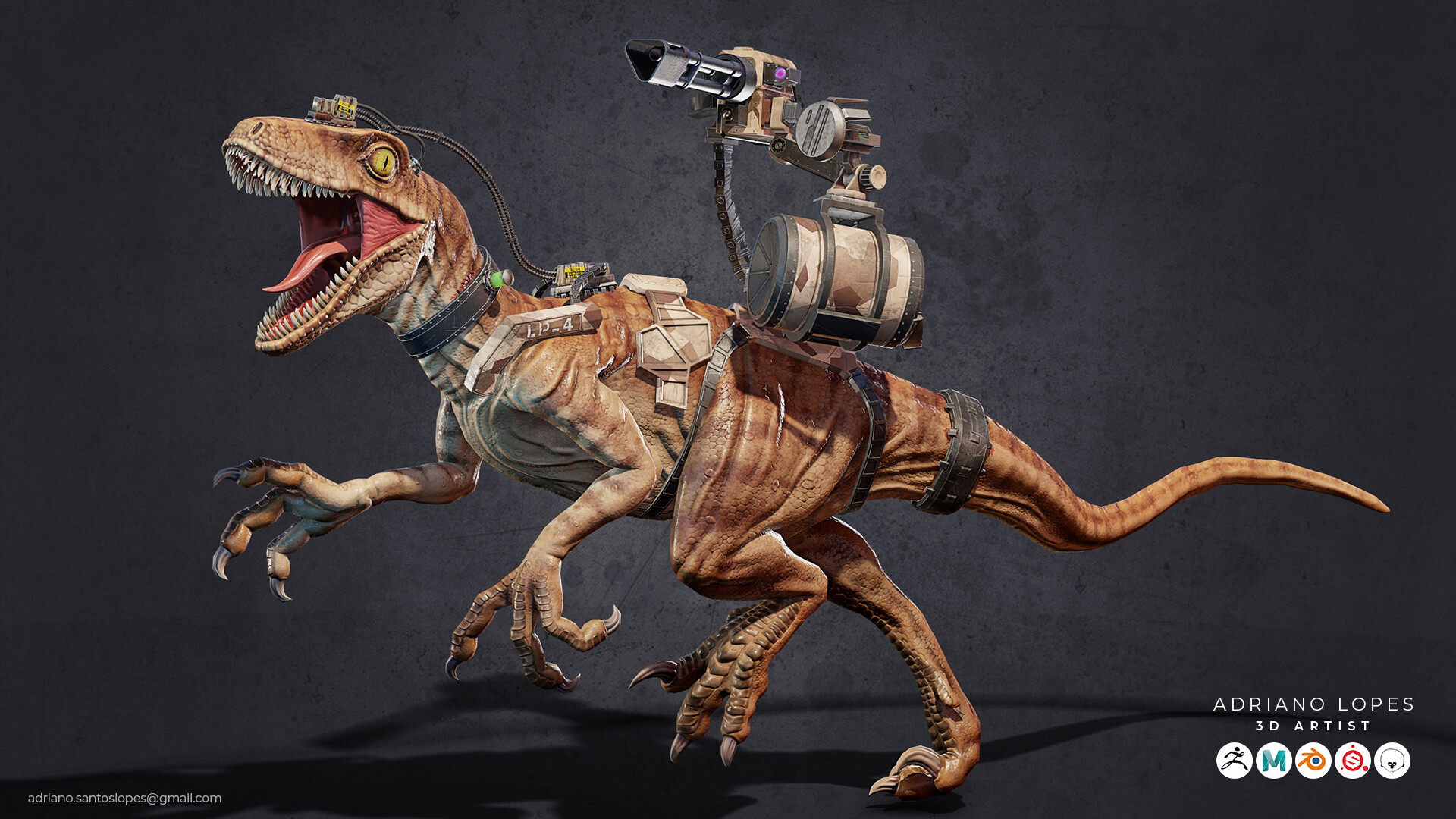 ArtStation - Dinosaur Machine