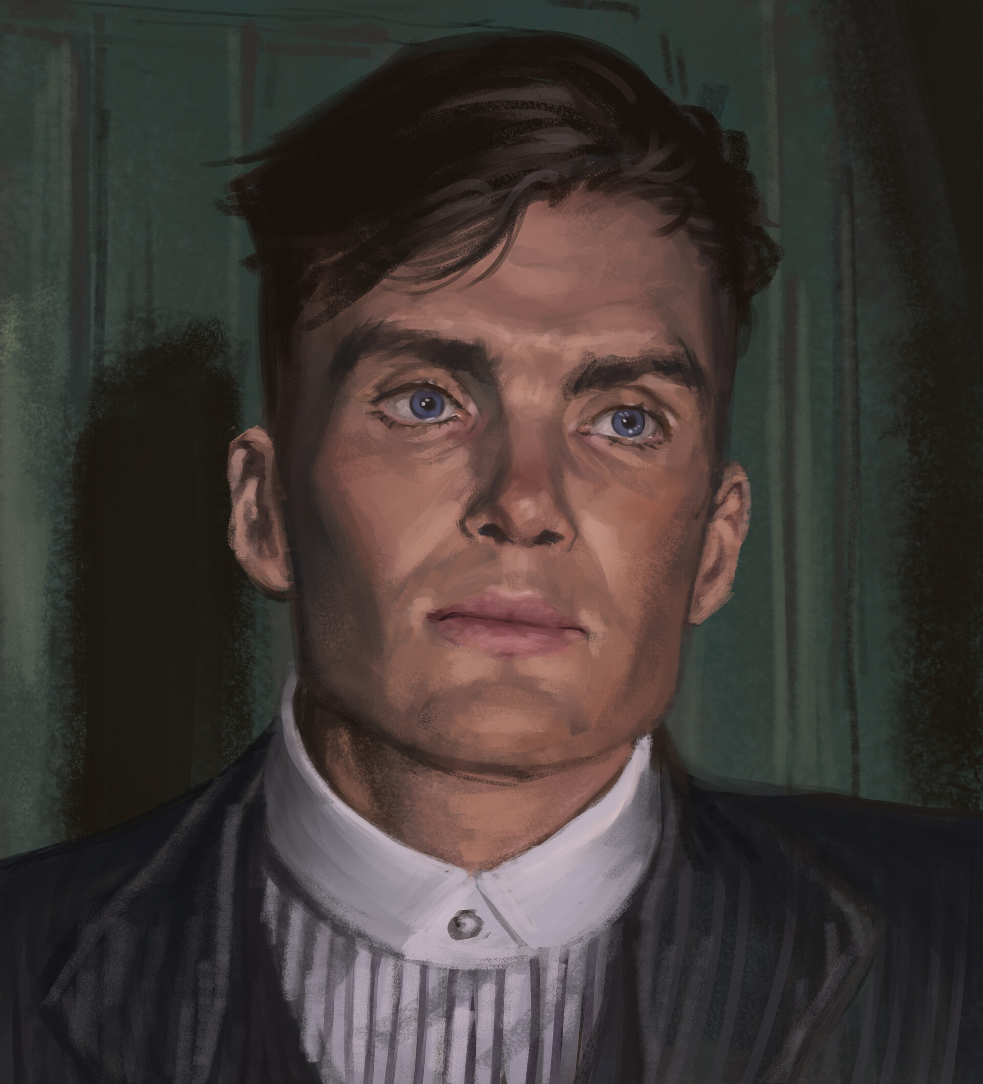 ArtStation - Thomas Shelby - Portrait study