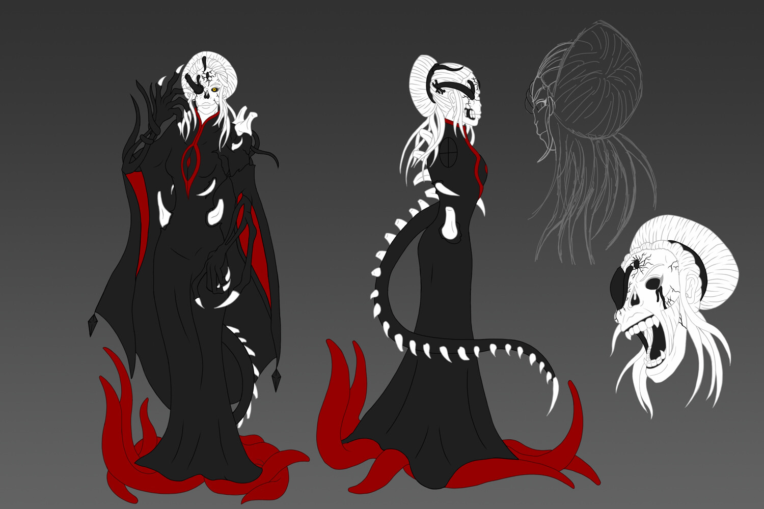 Evan Ruggles - RWBY Salem fan Redesign (Including WIPs)