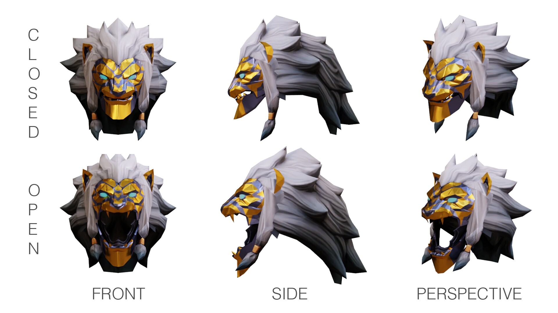 Sir Damian Blake - Lion Helmet