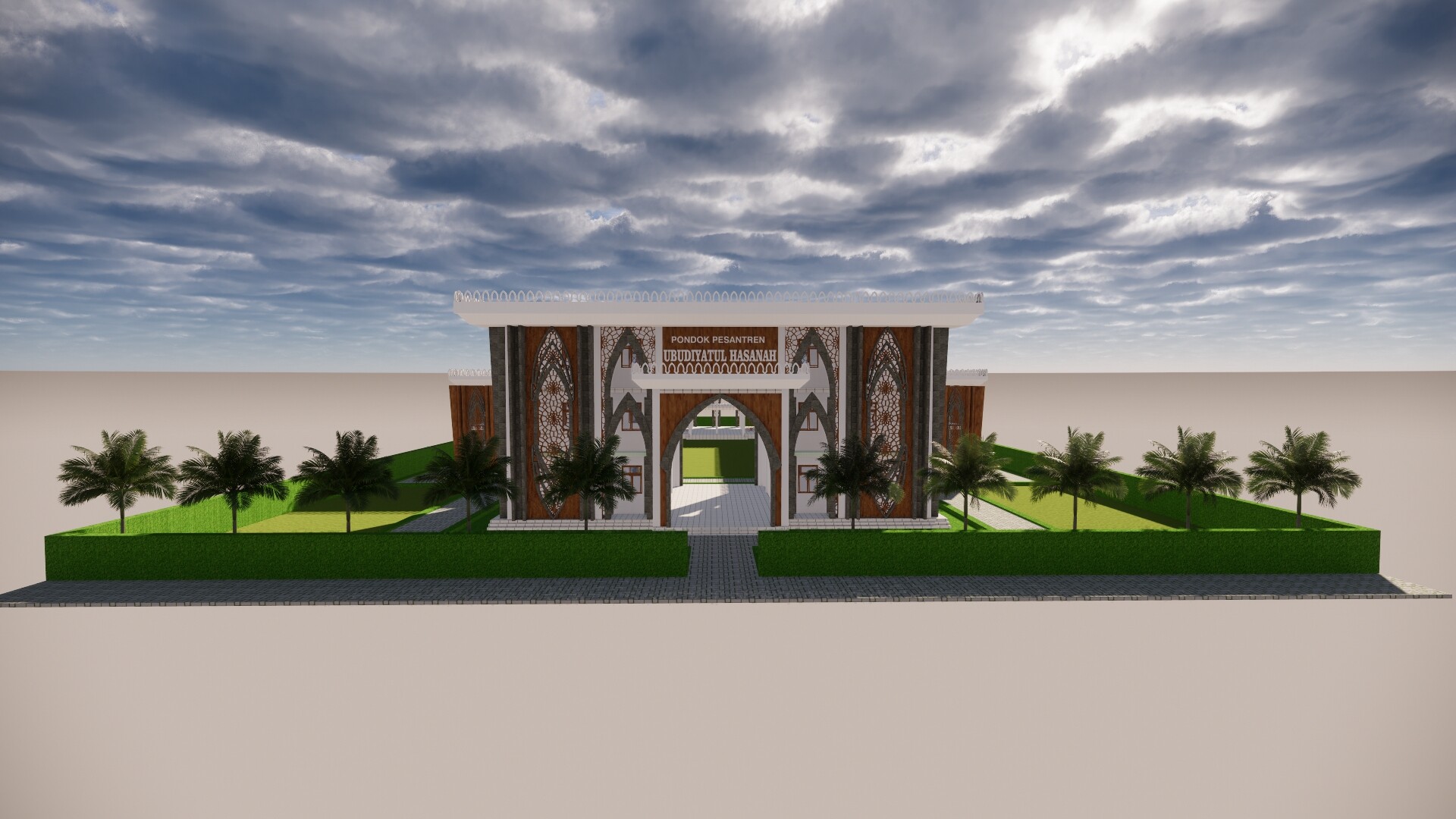 ArtStation - "Ubudiyatul Hasanah" Madrasah Islamiyah School Concept ...