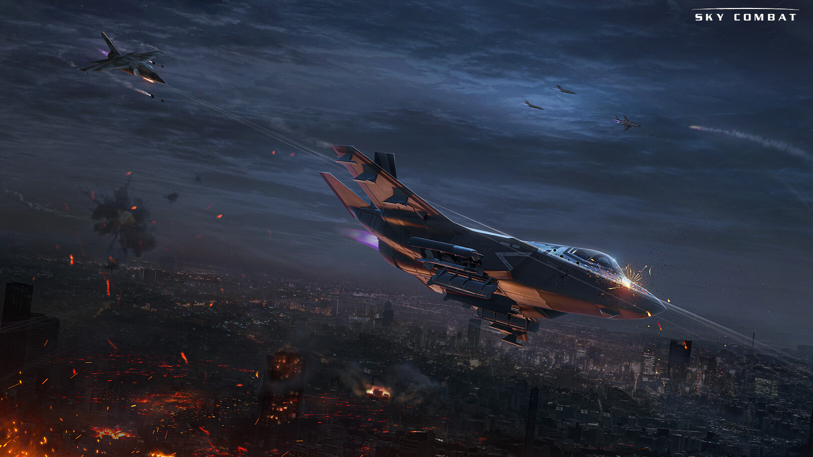 ArtStation - Sky combat