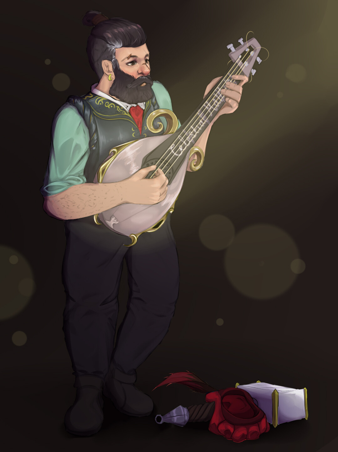 ArtStation - DnD Character - Bard