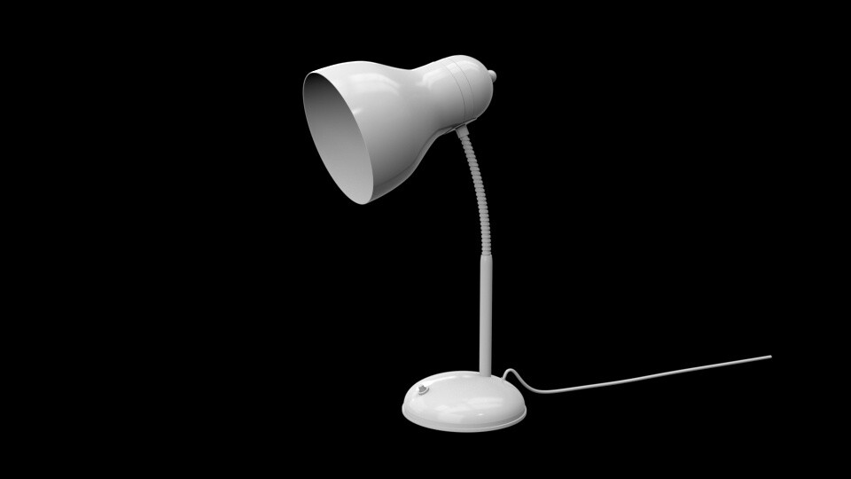 ArtStation - Desk Lamp Model