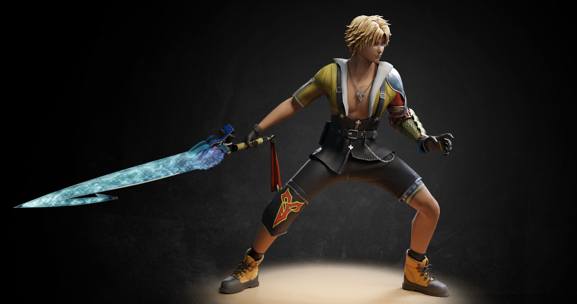 Myriam Farraces García - Tidus, from Final Fantasy X (Fanart)