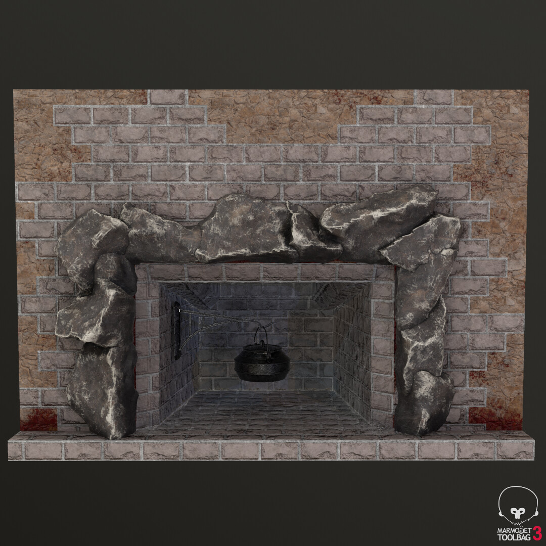 ArtStation - Fireplace