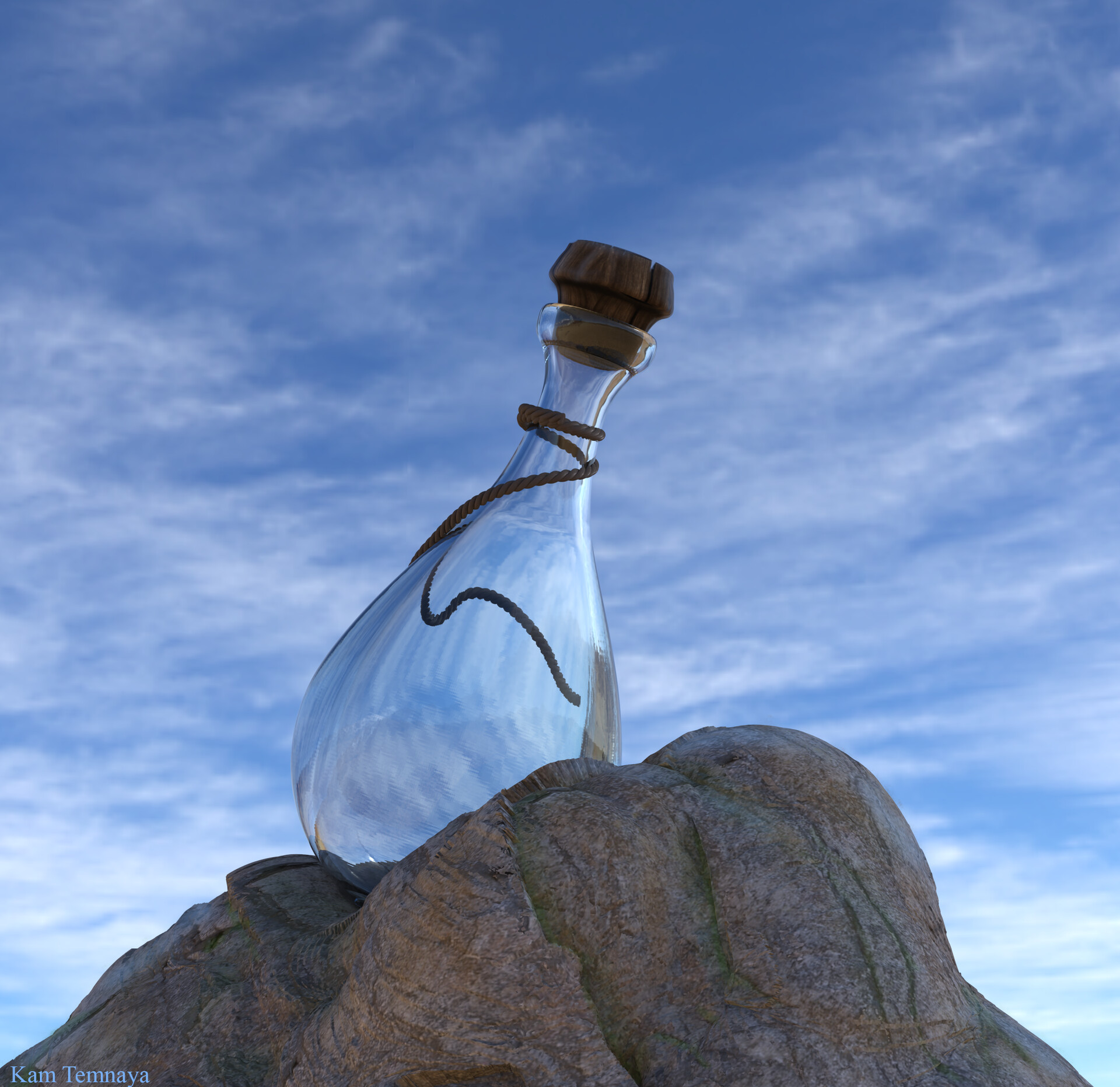 ArtStation - Empty bottle