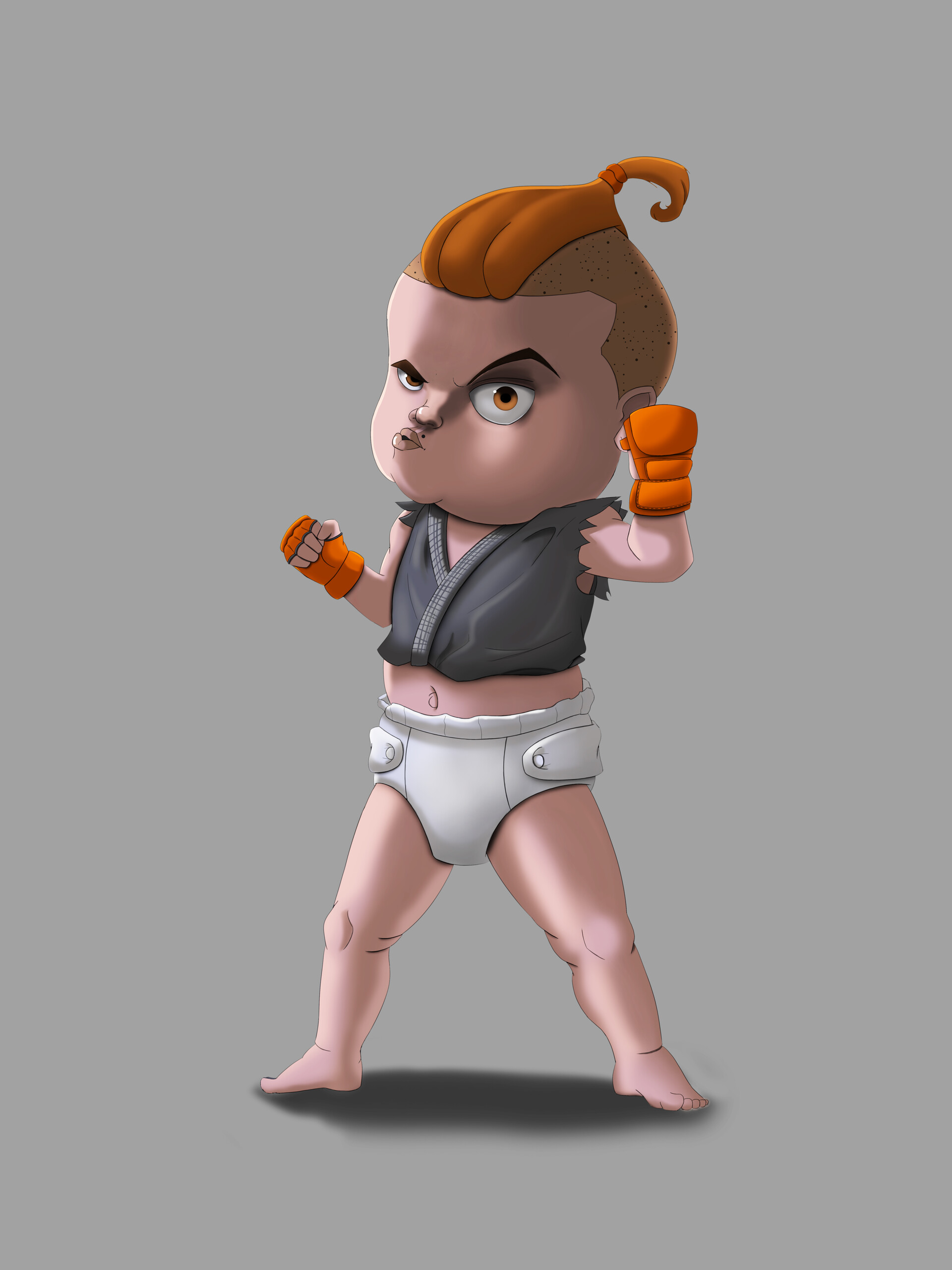 ArtStation - Diapers fighter!