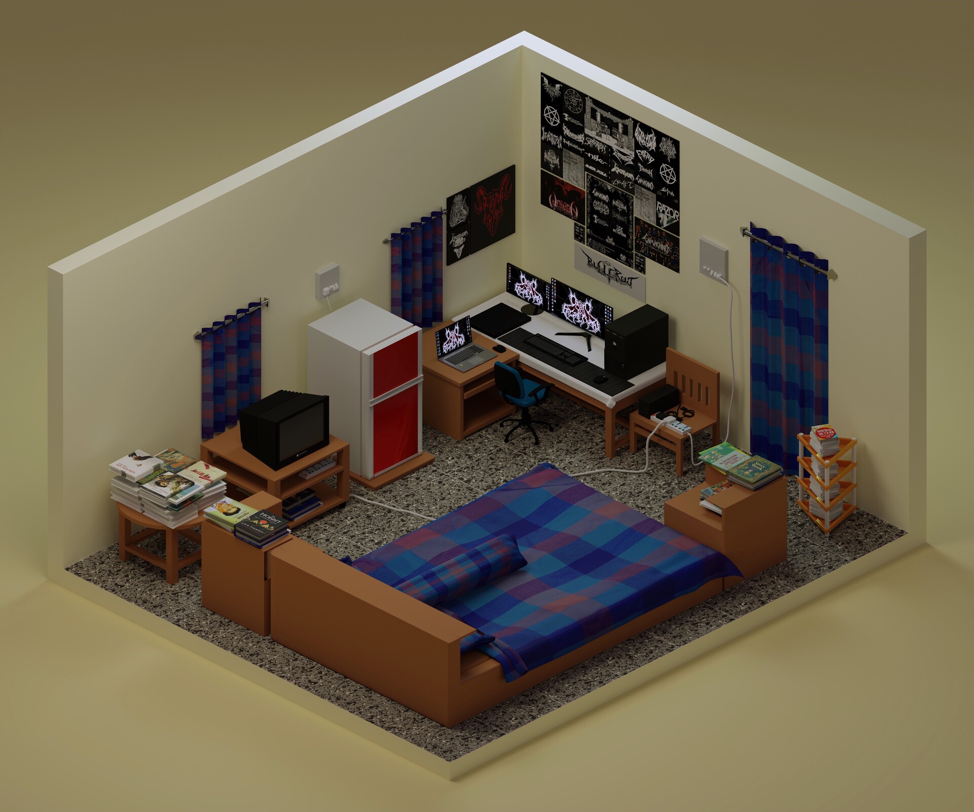 ArtStation - 3D Room Model