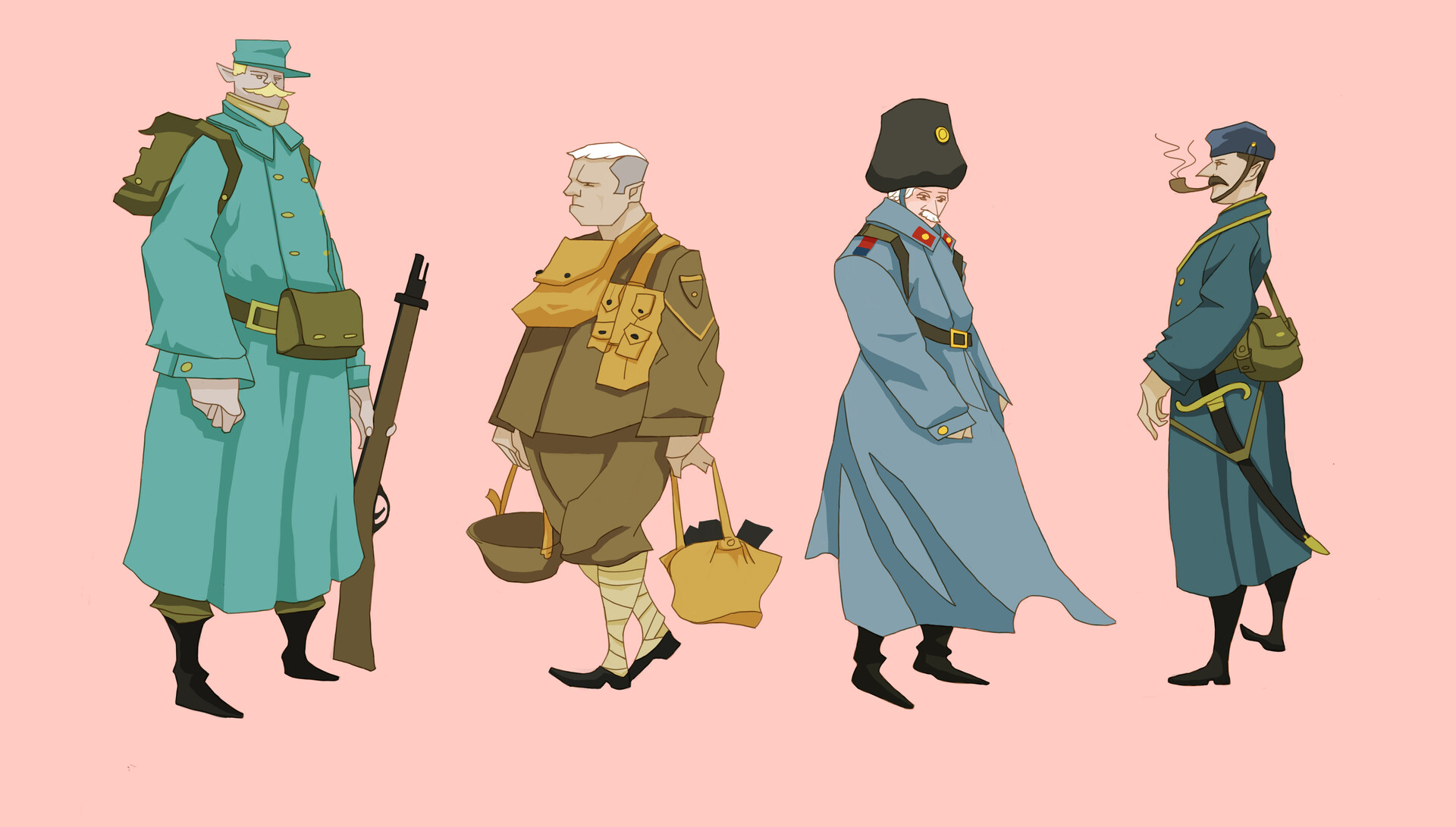 ArtStation - Soldiers design