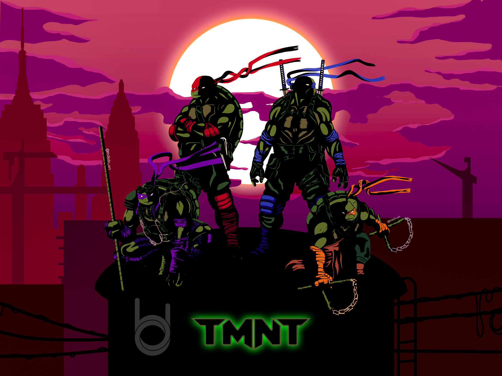 ArtStation - TMNT 2D ART