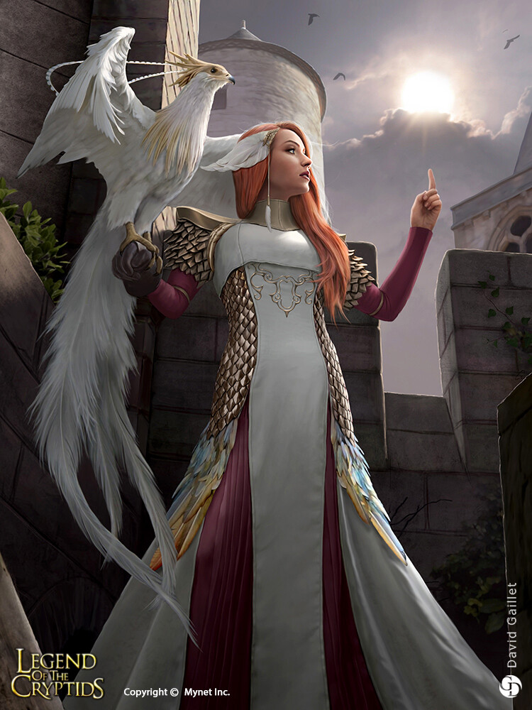 ArtStation - Sun swallowing Bird and Goddess