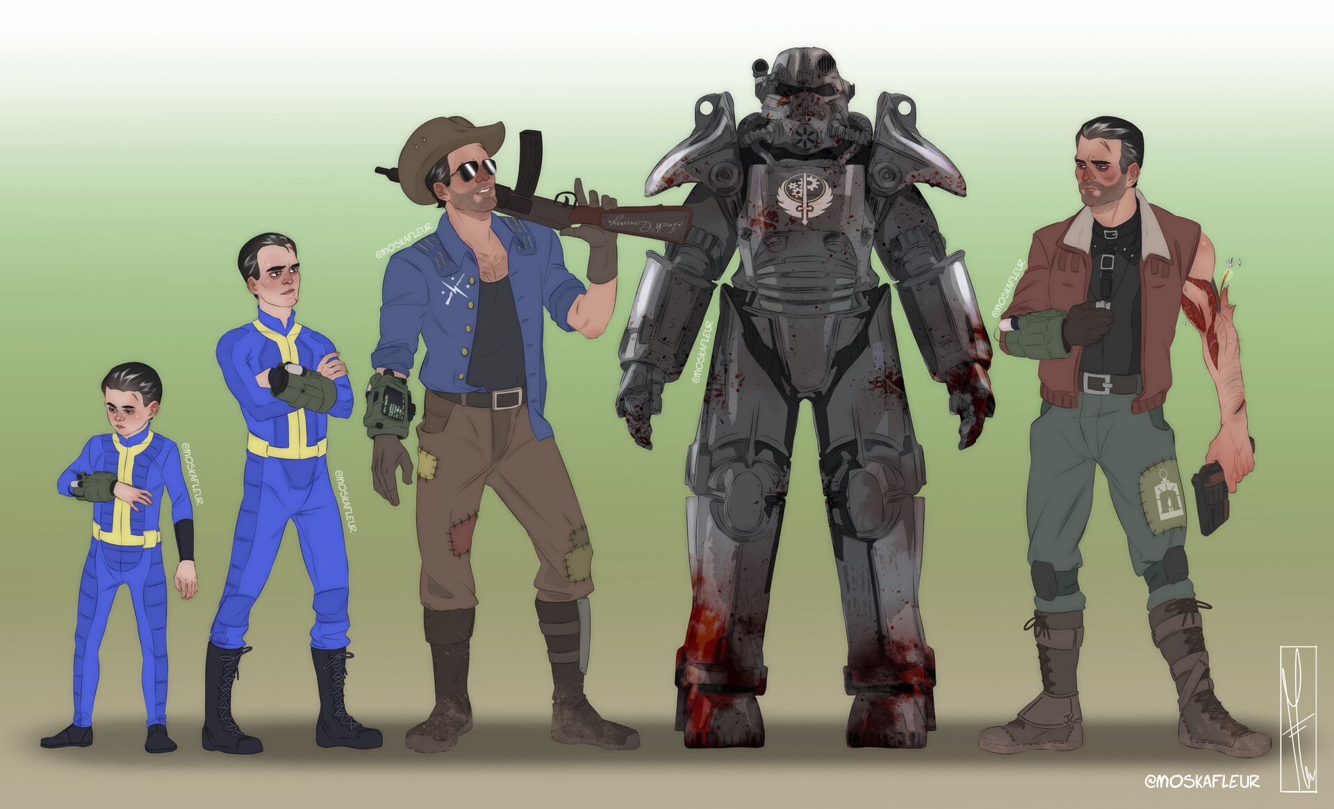 ArtStation - Jack Conway | Fallout !AU