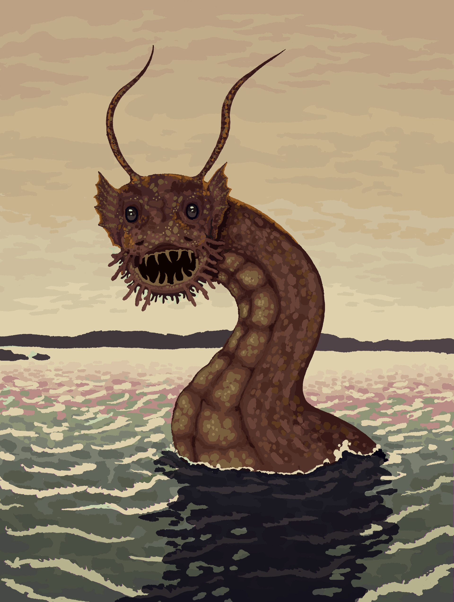 ArtStation - Lake monster