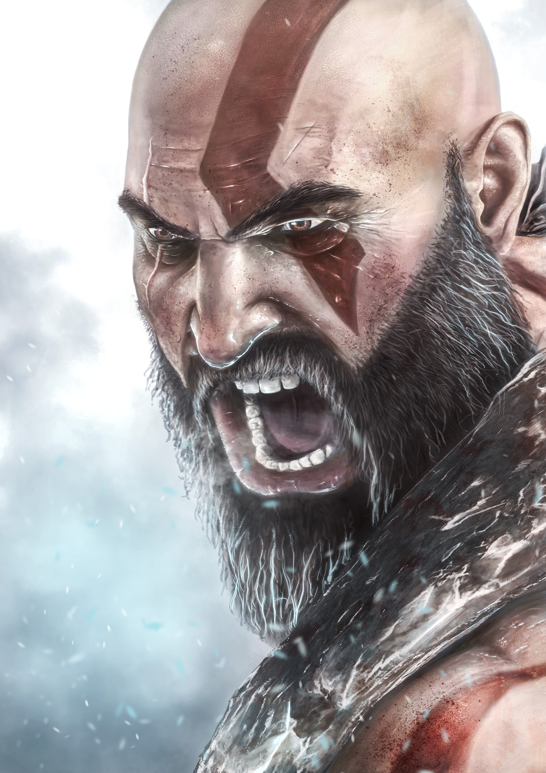 ArtStation - Kratos - God of War, Mariusz Grochalak