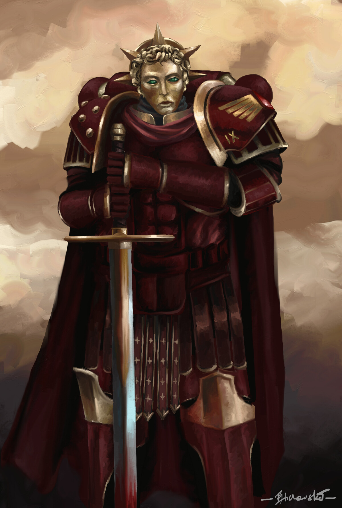 ArtStation - Legio IX - Angeli Sanguine, Blood Angels