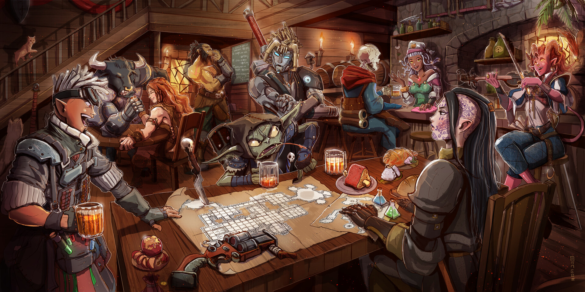 ArtStation - Guild Group on Tavern