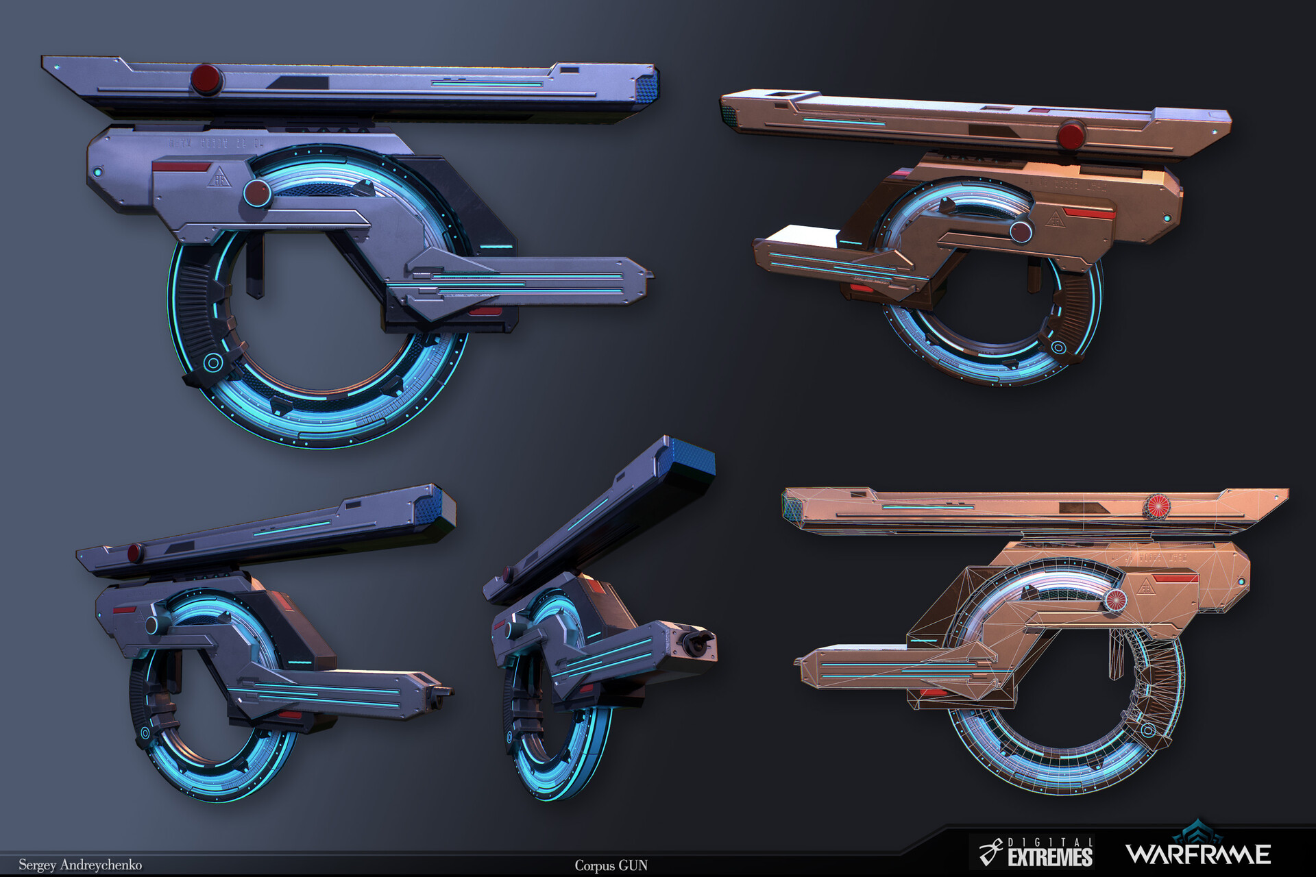 Sergey Andreychenko - Warframe - Corpus Gun