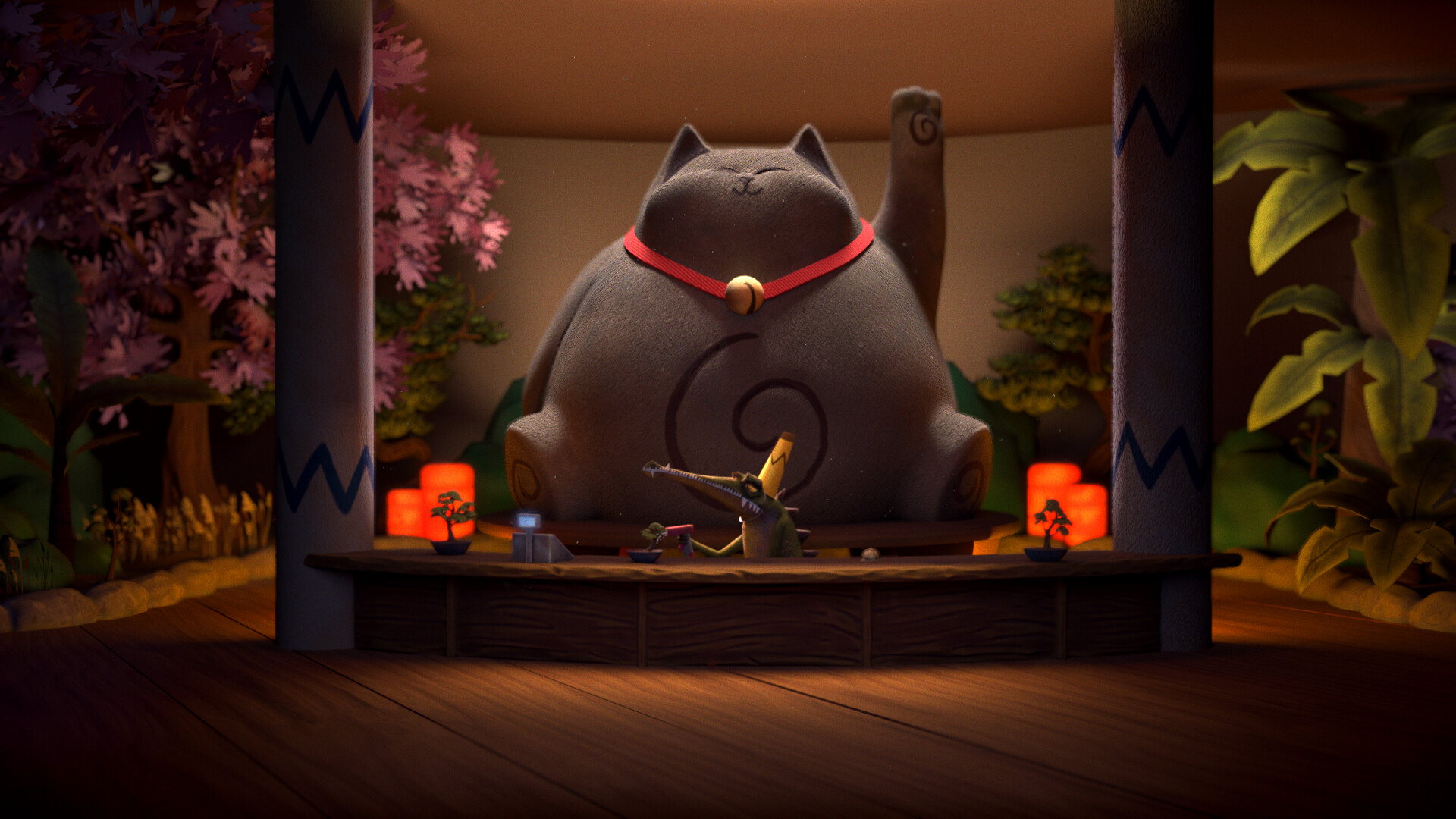 ArtStation - Alibaba 3D - Concept art by Thibaud Pourplanche