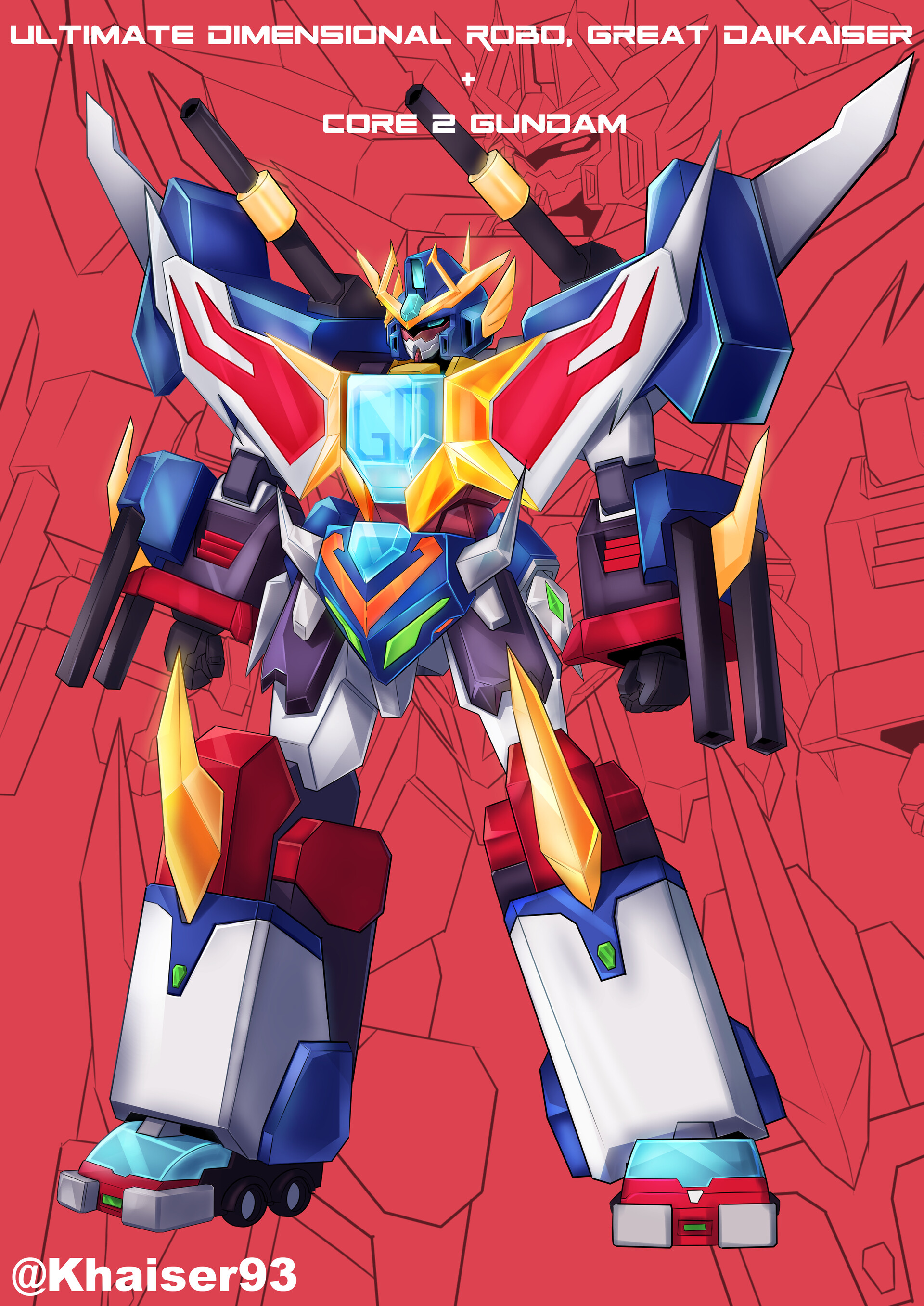 ArtStation - Core Gundam + Armor