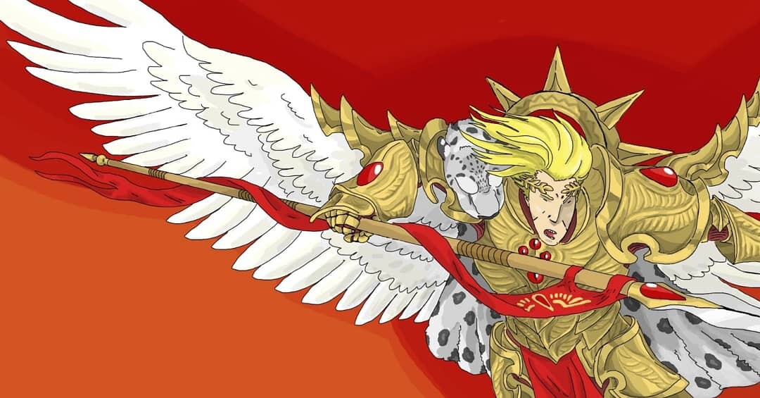 ArtStation - Sanguinius, the Angel. Character from the Warhammer 40k ...