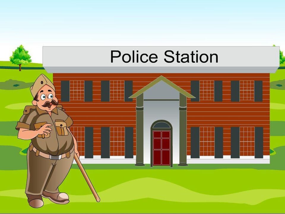 ArtStation - police station