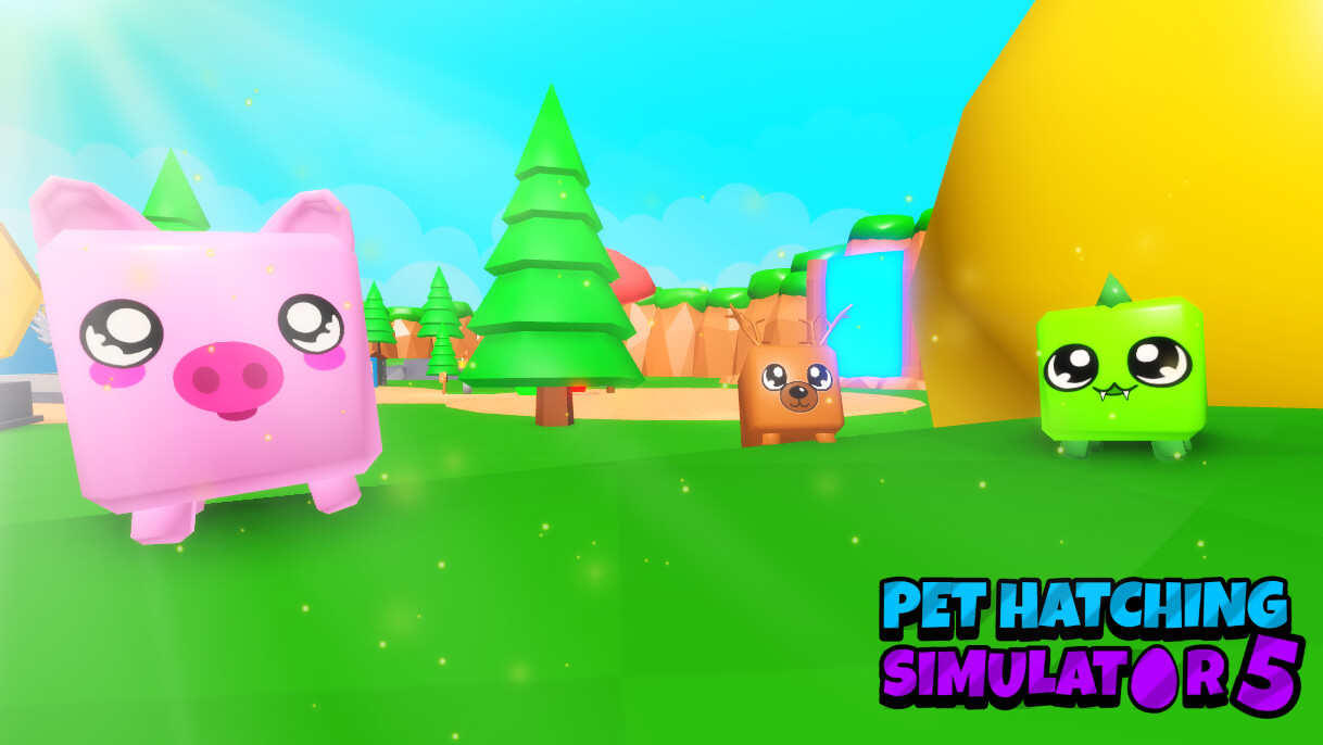 ArtStation - Thumbnail for Pet Hatching Simulator 5