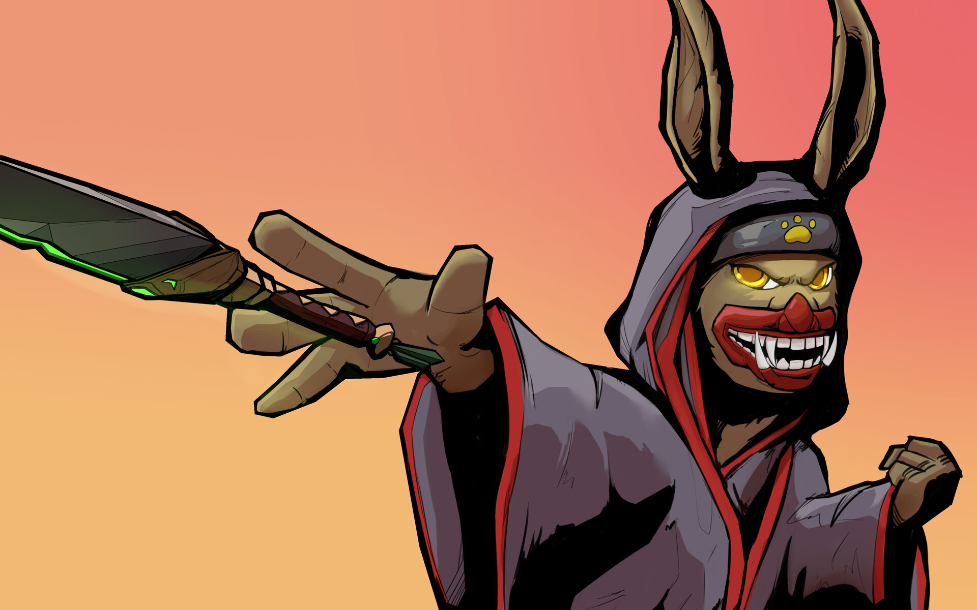 ArtStation - Ninja Rabbit