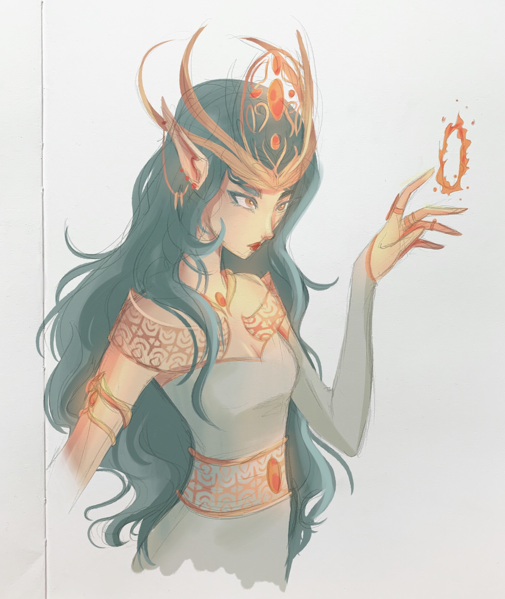 ArtStation - Elven queen