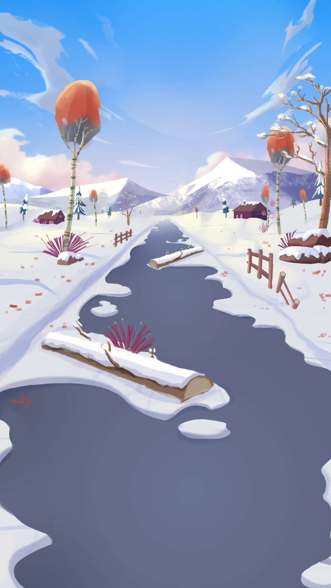 ArtStation - concept_winter theme - game "Beat em