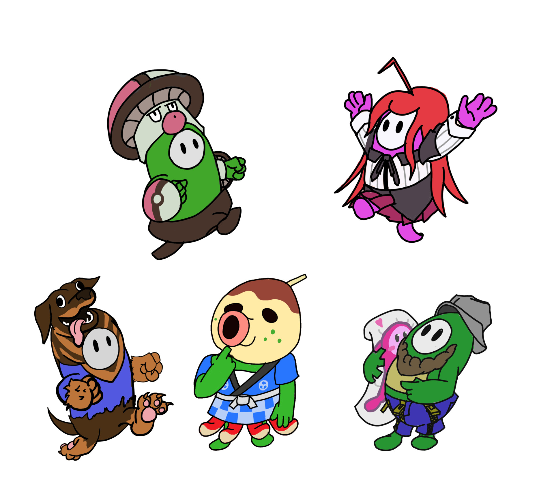 ArtStation - Fall Guys Custom Costumes