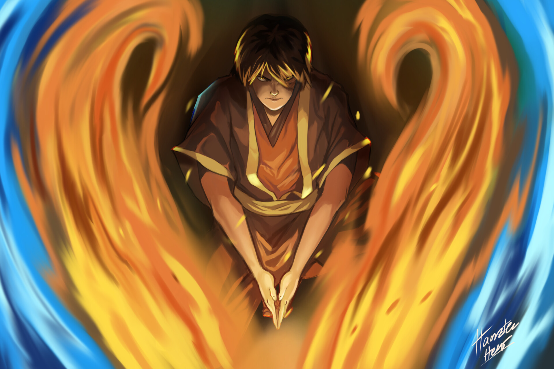 Zuko Vs Azula Wallpaper