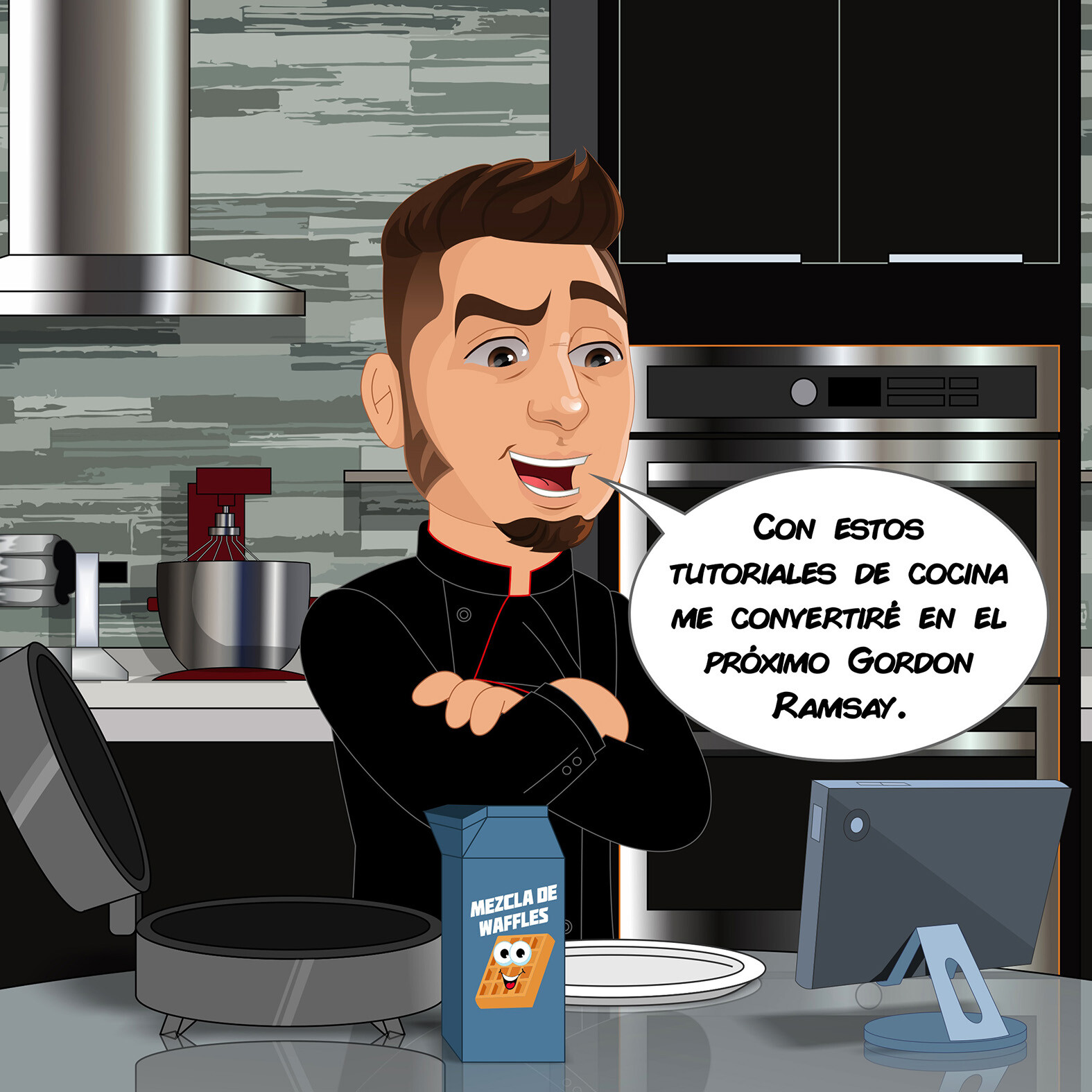 ArtStation - Tutorial de Cocina (Tira Cómica)