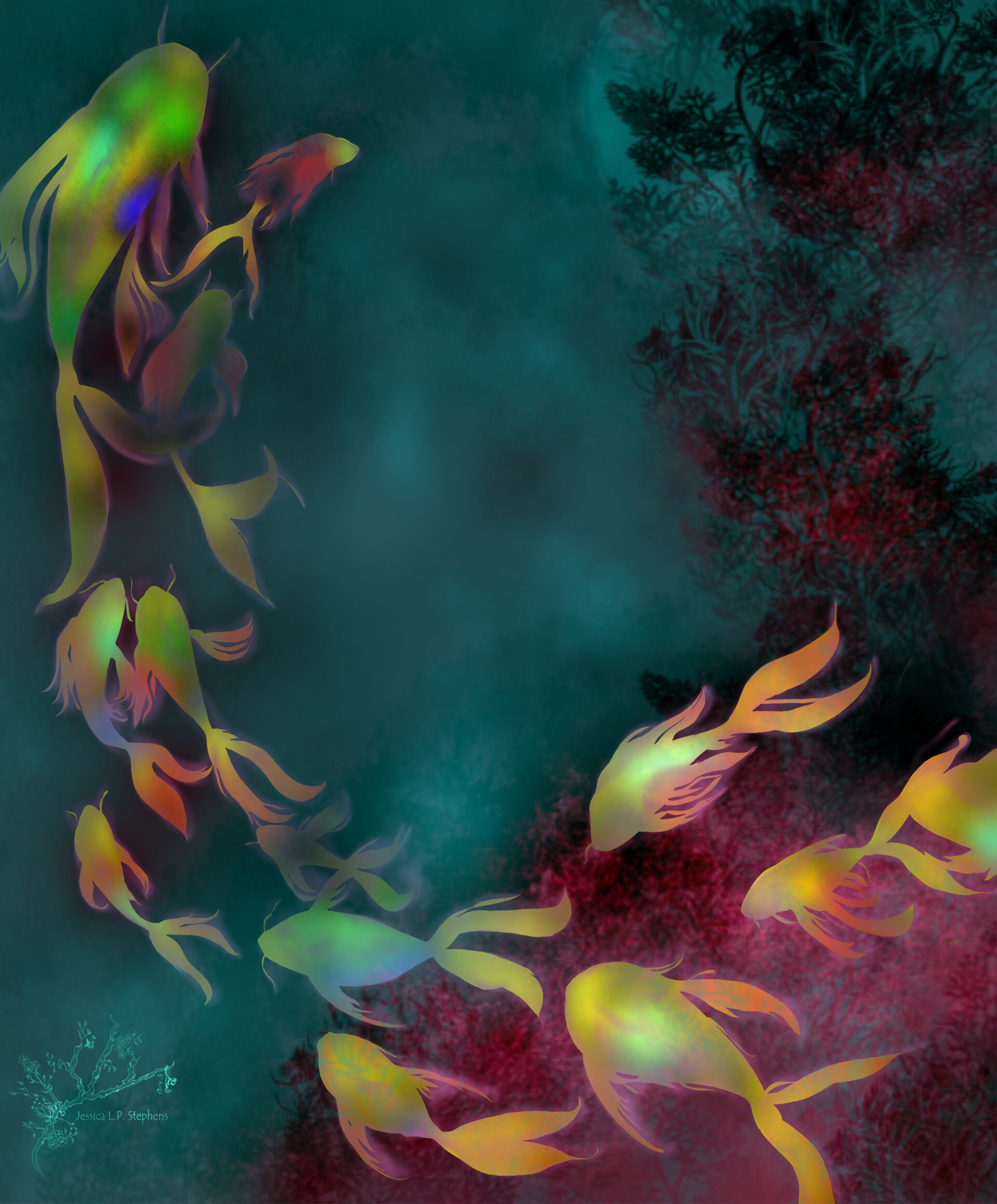 ArtStation - Glowing Fish