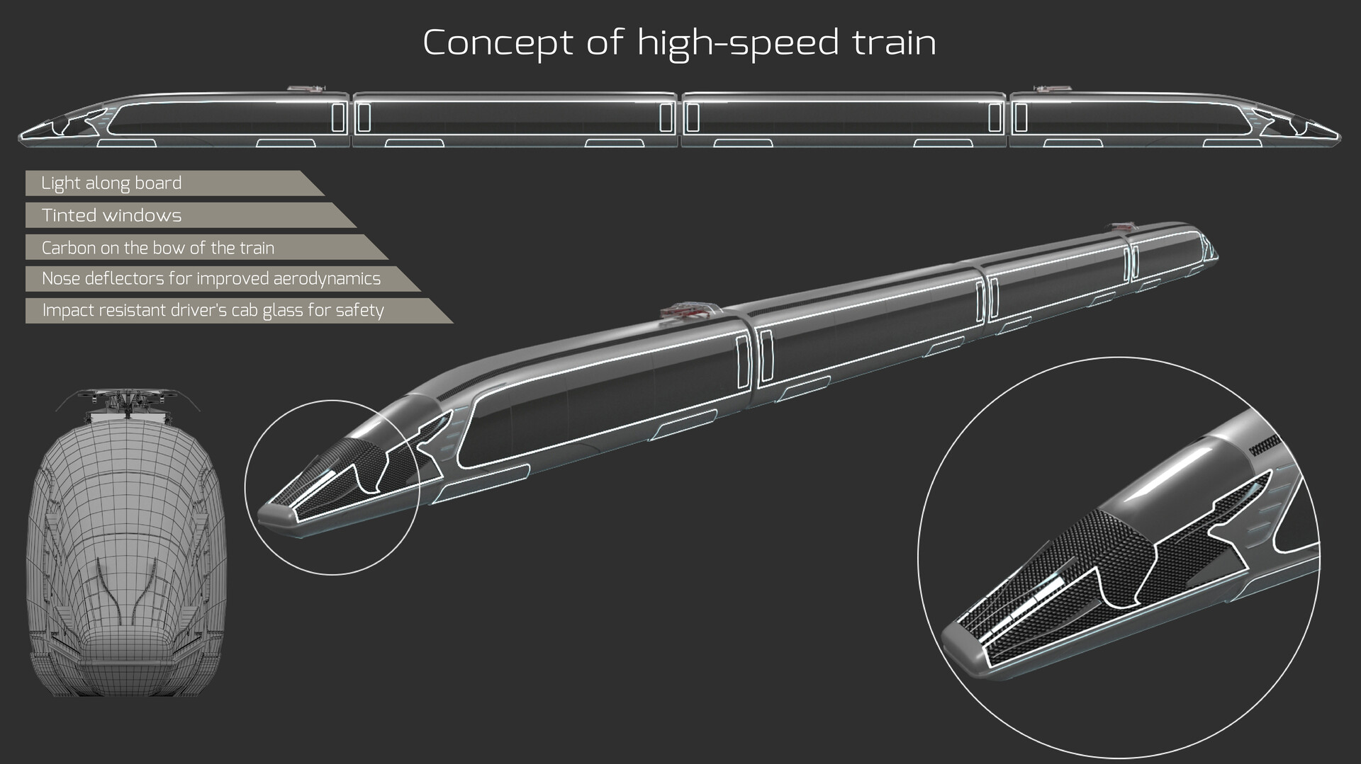 ArtStation - Concept of high-speed train