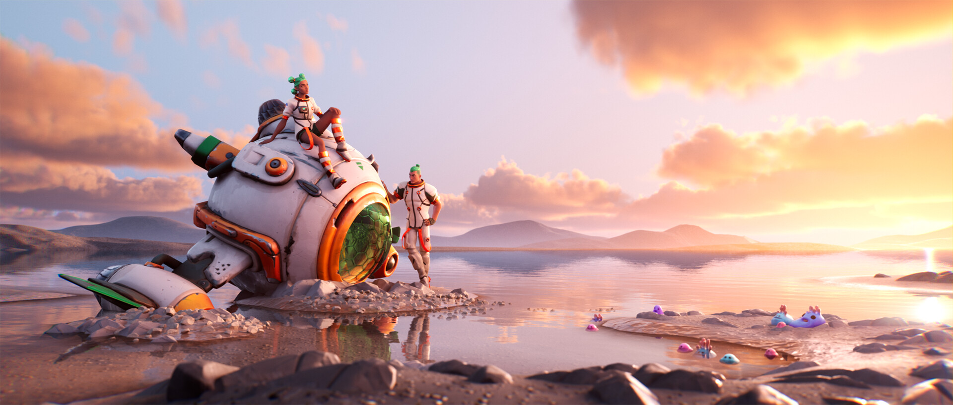 ArtStation - Fortnite | Splash Art - Space Wanderers