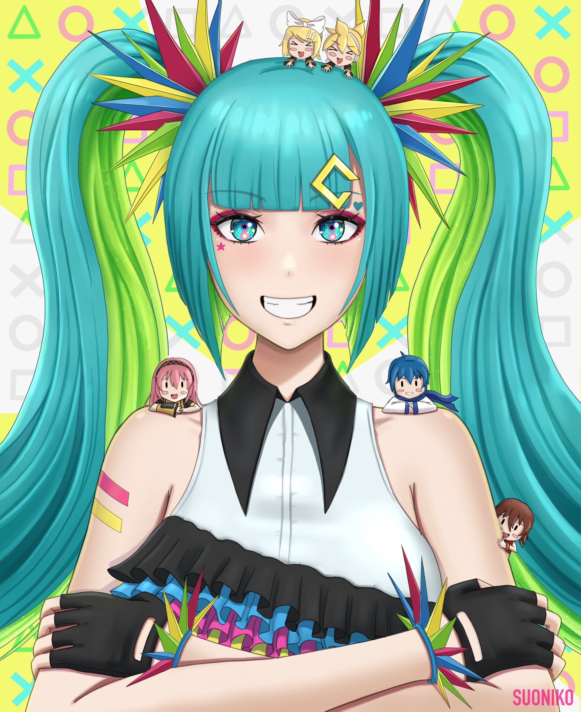 ArtStation - Miku - Catch the Wave