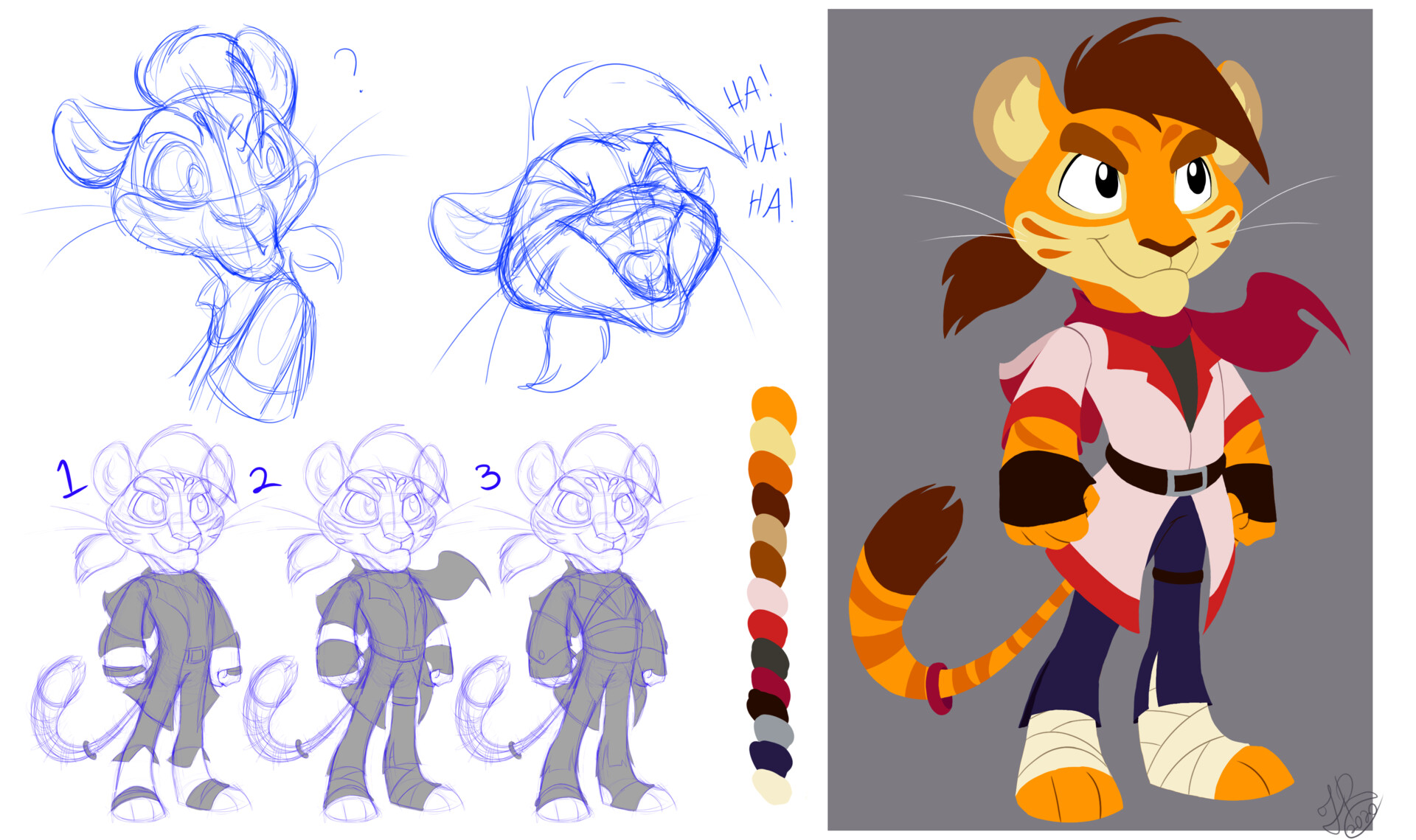 ArtStation - TRUE TAIL Pilot Character Designs pt. 1