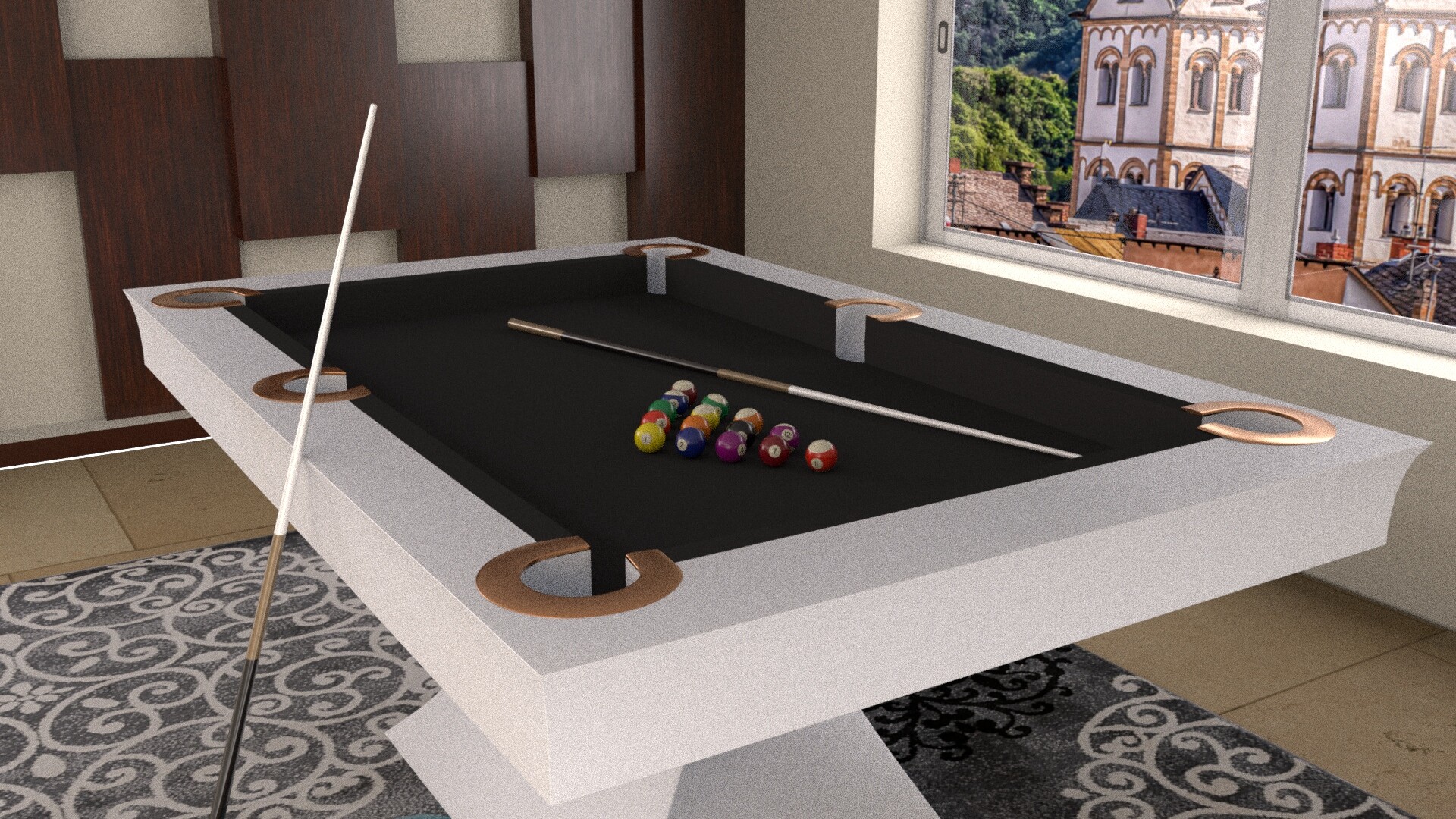 ArtStation - Modern Billiard Pool Table