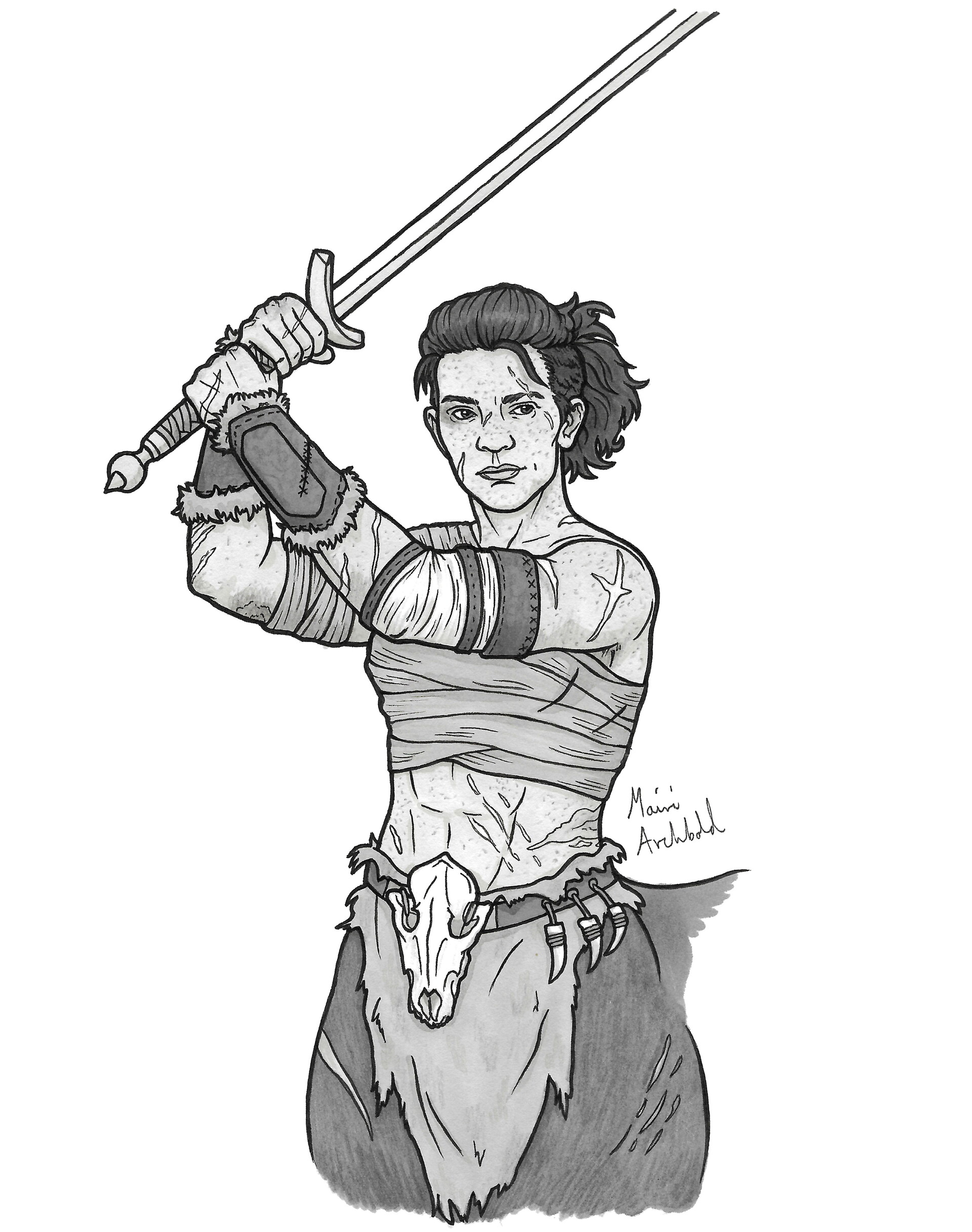 ArtStation - DnD Barbarian (Commission)